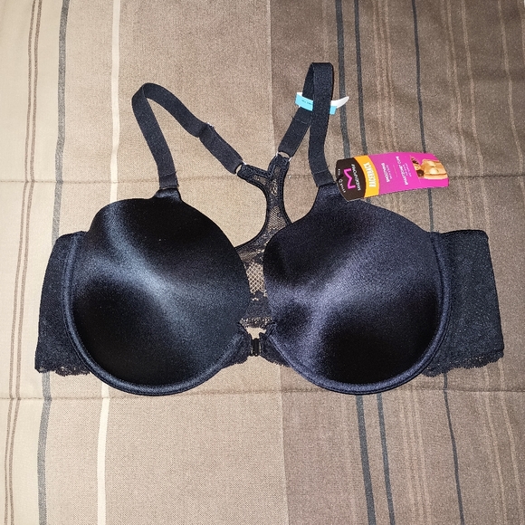 Maidenform | Intimates & Sleepwear | Maidenform Black Raceback Bra 4c ...